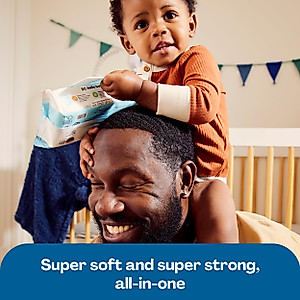 Hello Bello Extra Gentle Unscented Baby Wipes - Plant Based - Made with 99% Water and Aloe for Babies and Kids - 60 Count (Pack of 9) Total 540 Count