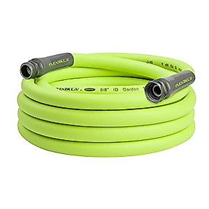 Flexzilla Garden Hose 5/8 in. x 25 ft, Heavy Duty, Lightweight, Drinking Water Safe, ZillaGreen - HFZG525YW-E