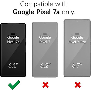 oakxco for Google Pixel 7A Phone Case Liquid Silicone, Cute Thin Slim Soft Rubber TPU Plain Smooth Gel Cover for Women Girl Aesthetic Design, Matte Solid Protective & Shockproof Bumper Grip, Black