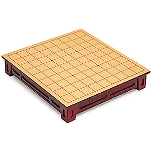 Yellow Mountain Imports Shogi Japanese Chess Game Set - Wooden Board with Drawers and Traditional Koma Playing Pieces