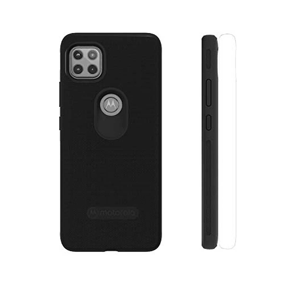 Motorola Essentials One 5G Ace (One 5G UW Ace) Protective Case- Black ...