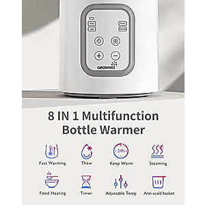 GROWNSY Baby Bottle Warmer & Bottle Sterilizer