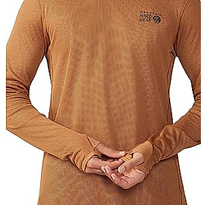 Mountain Hardwear Men's AirMesh Hoody, Copper Clay, Large
