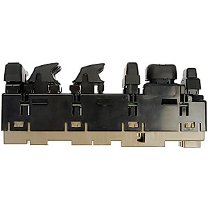 Dorman 901-075 Front Driver Side Master Window Switch Assembly - 8 Button Compatible with Select Cadillac / Chevrolet / GMC Models