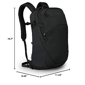 Osprey Men's Apogee Laptop Backpack, Black, One Size