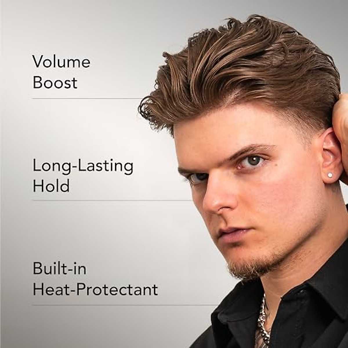 BluMaan Wax Fiber For Men - Adds Volume & Controls Hair All Day Hold - Natural Finish For All Hair Types - Original Styling Meraki