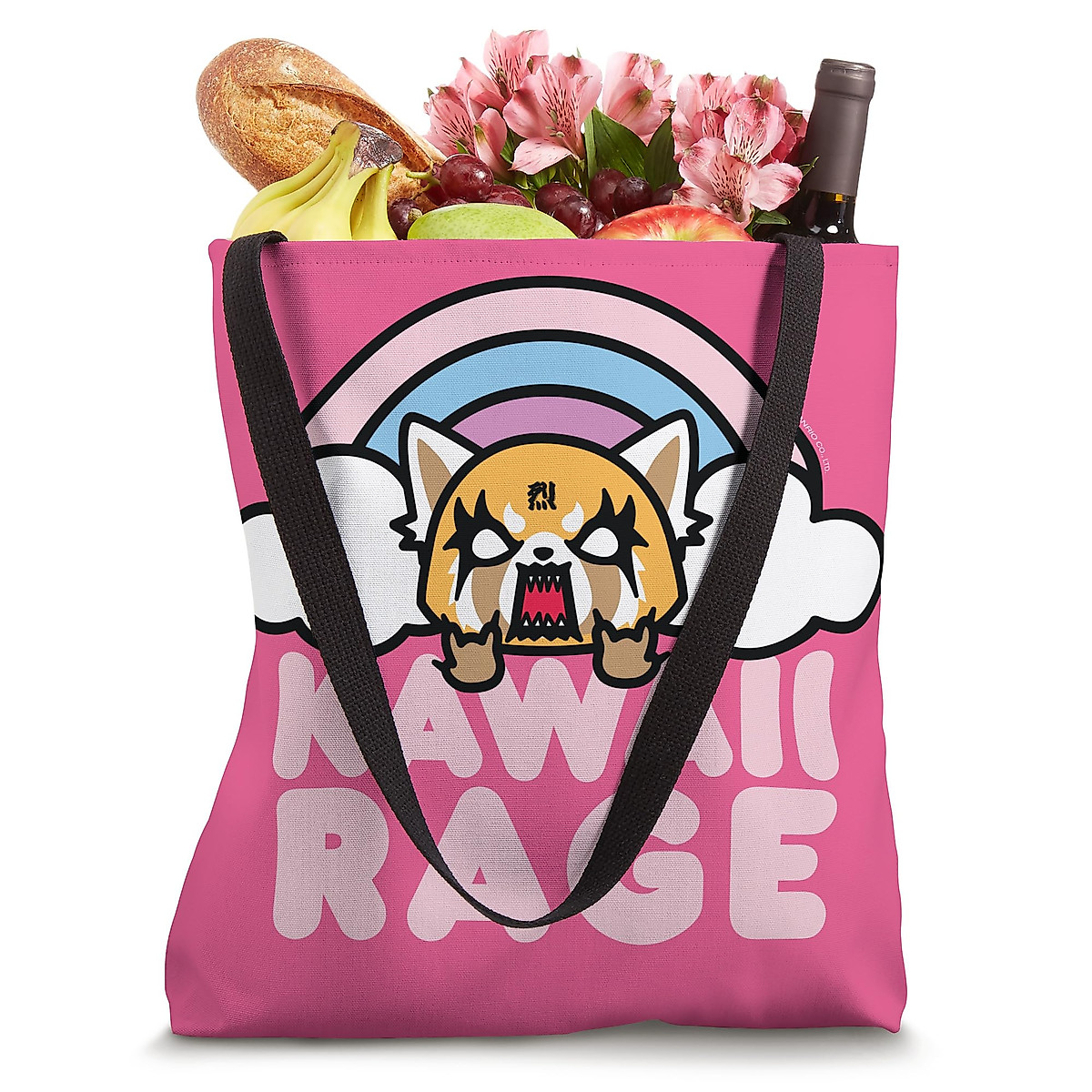 Aggretsuko Kawaii Rage Tote Bag