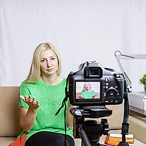 White Backgrounds for Photography, 10 x 12 ft Polyester Chromakey Backdrop Cloth, Collapsible Solid Color Background for Photo Shooting, Streaming Live, Video Studio