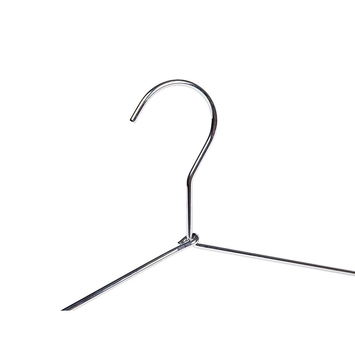 Quality Hangers 16 Pack Stainless Steel Wire Hangers - Ultra Thick 4mm Metal Hangers & Wire Coat Hangers, Seamless Non-Welded Design for Heavy-Duty Closet Organization