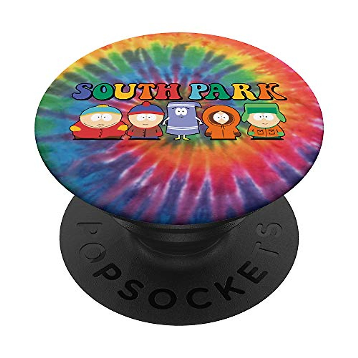 South Park Gang with Rainbow text PopSockets PopGrip: Swappable Grip for Phones & Tablets
