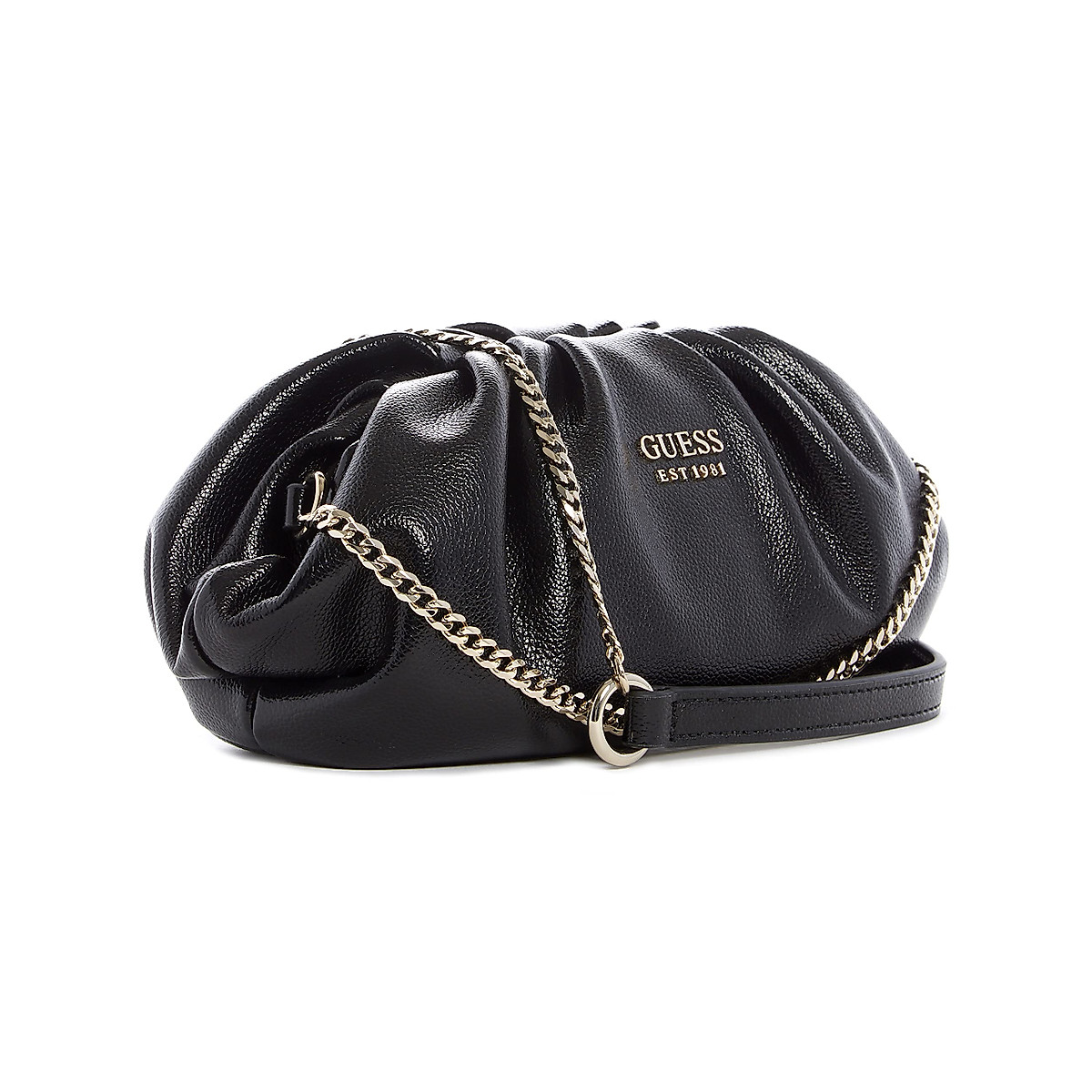 GUESS womens Lost Heaven Crossbody Clutch, Black, One size US