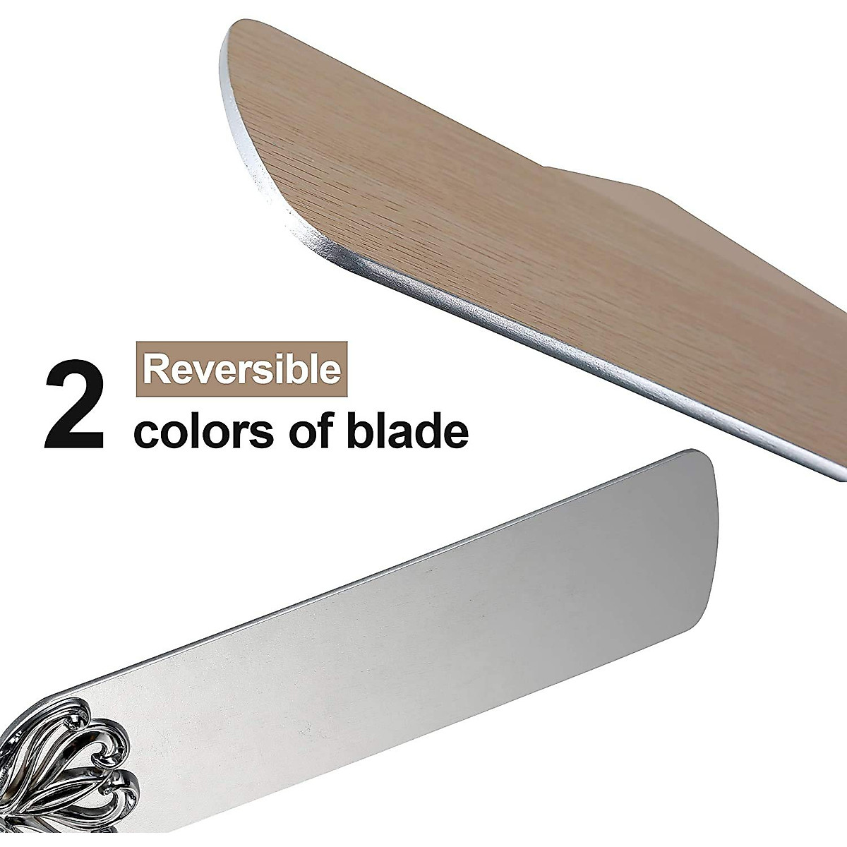 Bella Depot 52-in Chrome Branches Crystal Ceiling Fan, Remote Control, Reversible Motor & 5 Wood Reversible Blades, K9 Crystal Pendant, Chrome Finish (Chrome)