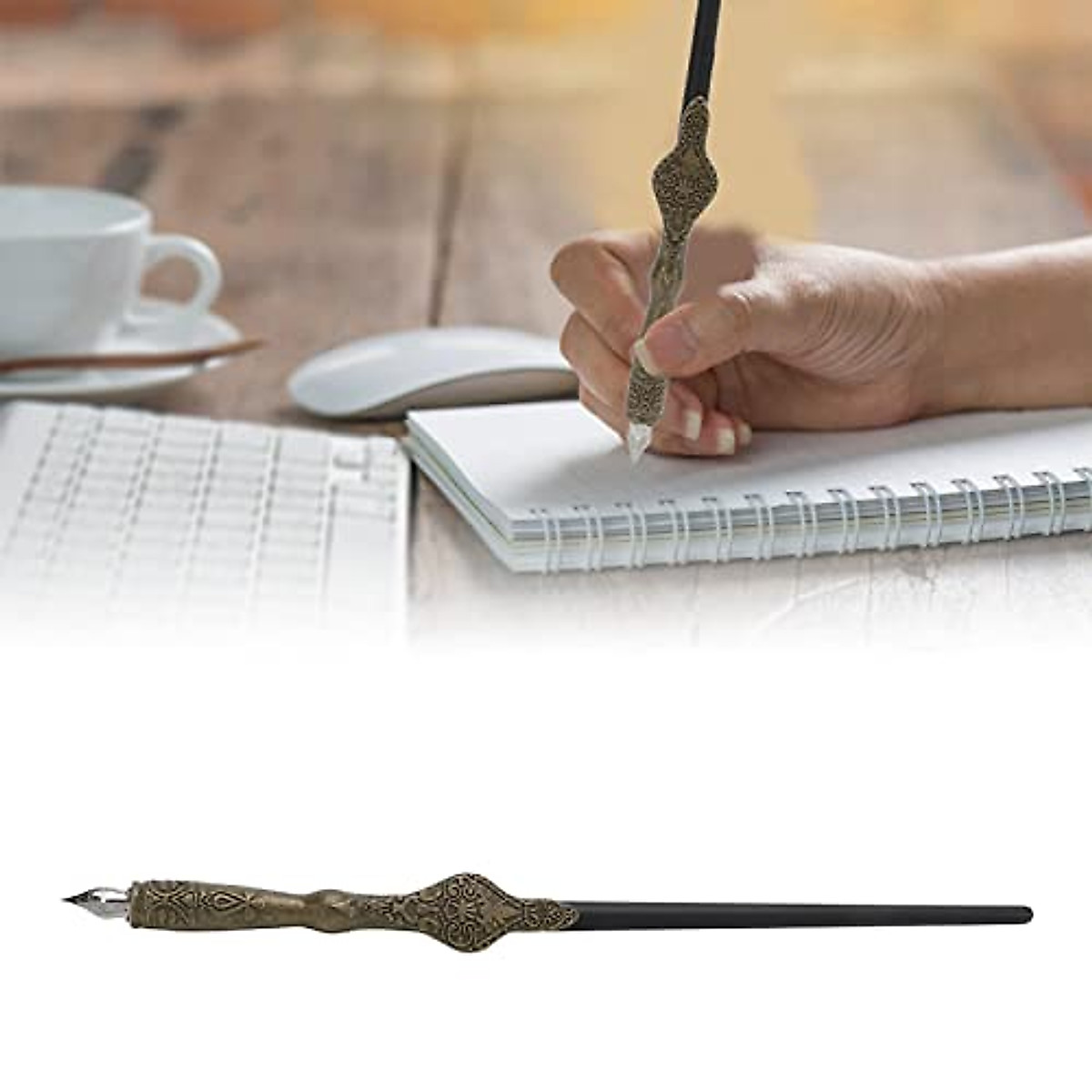 VADUMA Handcrafted Calligraphy Pen Set Fountain Dip Pen Vintage Pen Set English Calligraphy Pen Set Pens Set for Beginners