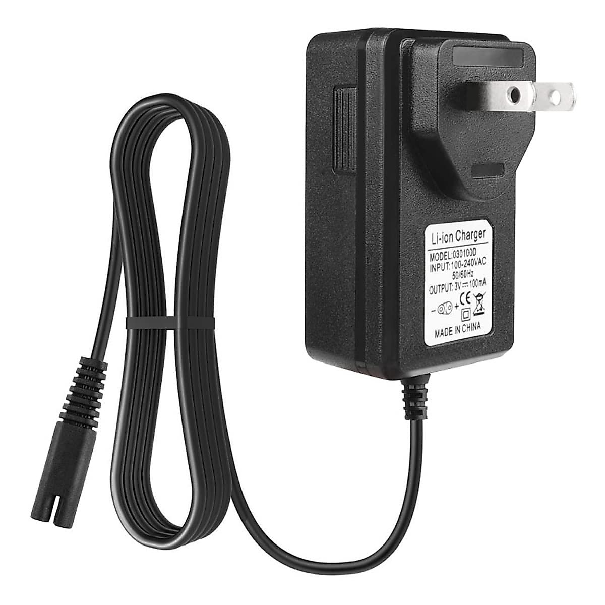 Cordless Water Flosser Charger Cord for Waterpik WP360 WP462 WP450 WP360W WP462W WP450W Replapcement Water Flosser Power Cord 3V DC 2-Prong Adapter YLA-03010 WP-400 Series