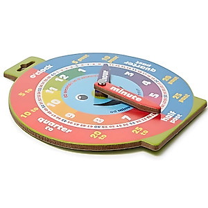 Morgan's Direct Early Learning Education Clock Moveable Hands Smiley Face Magnetic. - Easy to use and to learn for young children as well as durable and portable.