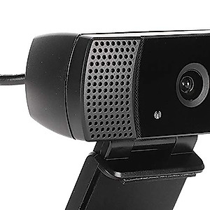 DUSC HD Webcam, Webcam Low Light Correction CMOS Sensor for Video Calling for Conferencing(Black)