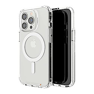 ZAGG Gear4 Crystal Palace Snap Case for Apple iPhone 13 Pro Max - Crystal Clear Impact Protection with MagSafe Compatibility - Clear