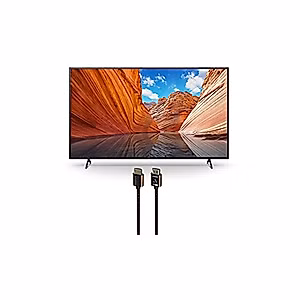 Sony KD55X80J 55" 4K High Dynamic Range Smart TV with a Austere 3S-4KHD2-2.5M III Series 4K HDMI Cable 2.5m Black (2021)(USED)