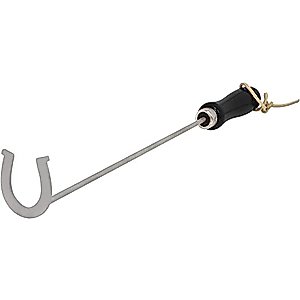 BBQ Fans Horseshoe Branding Iron for Steak, Buns, Wood & Leather