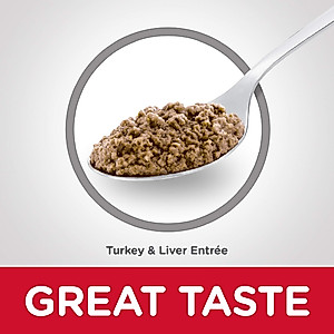 Hill's Science Diet Wet Cat Food, Adult, Savory Turkey Recipe, 5.5 oz. Cans, 24-Pack