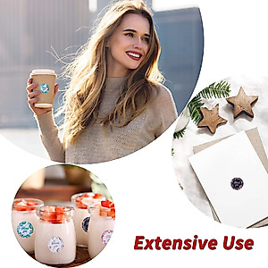 Thank Your Stickers, 2000PCS Floral Thank You Labels 1" Fashion Thank You Stickers Rolls 4 Designs for Bakery Package, Envelop Seal, Gift Box, Bubble Mailer, etc…