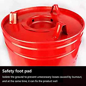 LUCKSHINE Garden incinerator, Stainless Steel Burning Barrel, Steel Fireproof cage, with Inner Tank, can Burn Garbage, Paper, Leaves (Color : Gold, Size : 31cmx34cm)