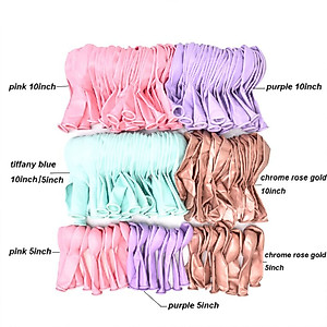 YSF Rose Gold Pink Balloon Arch Kit Lavender Balloon Garland 182pcs Latex Pastel Green Light Pink Purple Party Balloons for Bridal Shower Bachelorette Wedding Birthday Decoration…