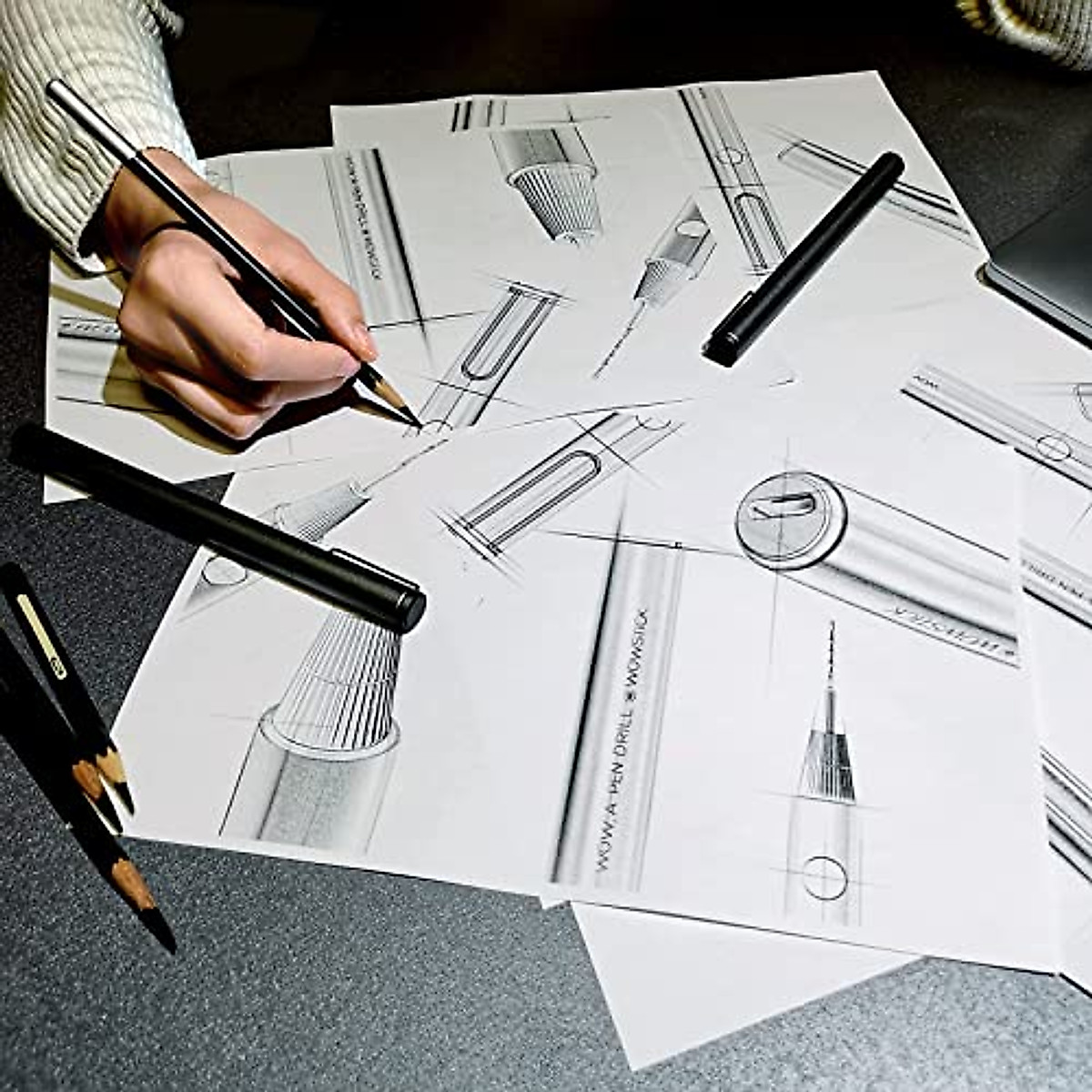 Wowstick Mini Cordless Drill, USB Rechargeable Portable Drill, Multifunction Electric Drill with 8 Accessories, 40 Minute Charge, Ideal for Plastic, Wood, DIY