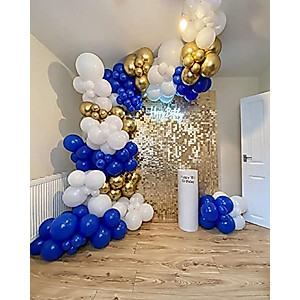 FOTIOMRG 110pcs Royal Blue Balloon Garland Kit