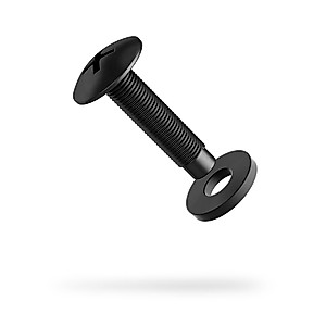 AC Infinity Carbon Steel 10/32 Rack Screws and Nylon Washers. 50-Piece Set for Equipment Server Racks, enclosures, and cabinets.