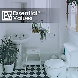 Essential Values 3-Inch Toto Toilet Flapper Replacement - Rubber Toilet Tank Flapper with Chain and Hook, Aftermarket Toilet Flapper for G-Max, Thu499s, Thu331s, Thu175s & 2021bp Toto Toilet Models