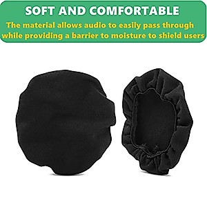 TaiZiChangQin 4 Pcs Stretch Sweat Absorption Ear Pads Covers Compatible with Parrot ZIK 1.0 2.0 3.0 by Philippe Headphone