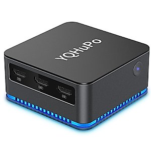 YQHuPo Mini PC Windows 11 Pro, 8GB DDR4 256GB SSD Intel Celeron N5105(Up to 2.9GHz) Mini Desktop Computer, Intel UHD Graphics, Triple HDMI 2.0 Output, 3X USB 3.0, WiFi6, BT5.0, Dual Gigabit Ethernet