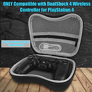 YiePhiot PS4 Controller Box for PS4 controller, PS4 Controller Storage Bag Compatible with DualShock 4 Wireless Controller, Black