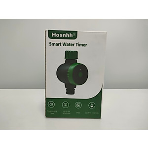 Bluetooth Sprinkler Timer, Single-Outlet Smart Water Timer Green Programmable Hose Timer with 3 Irrigation Mode of Rain Delay/ Manual/Automatic Outdoor Irrigation Timer for Lawn Garden Pool