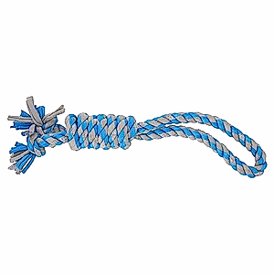 Plcnn Cotton Dog Chew Rope Toys Rope Toy for Large Dogs, Dental Cleaning Chew Toys, Dog Tug Toy for Boredom, Dog Rope Toy for Aggressive Chewers(Blue (for Alcantara 4175))