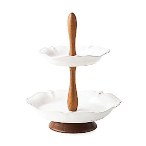 Juliska Berry & Thread Tiered Stand - Whitewash