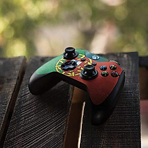 Skinit Decal Gaming Skin Compatible with Xbox One Controller - Originally Designed Portugal Flag Distressed Design