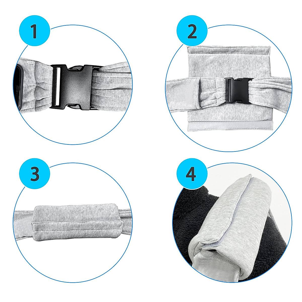 Kanemc Dog Sling Carrier for Small Dogs Cat Puppy Pets Up to 16.5lbs, Comfy Hard Bottom Support, Adjustable Padded Shoulder Strap, Hands-Free Dog Carrier Sling Bag for Outdoor Travel