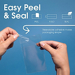 SPARTAN INDUSTRIAL Polypropylene Cello Bags (Extra Small) - 1000 Pack (3" X 4")