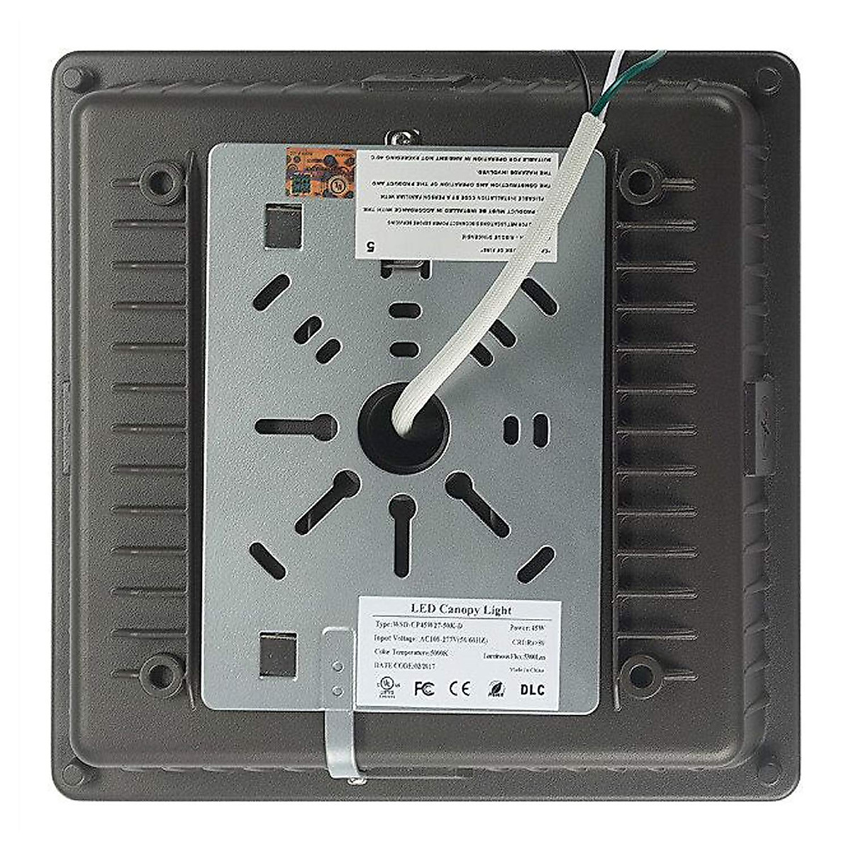 1000LED LED Canopy Lights, 45W (4 Pack), Ceiling Fixtures 5300LM Daylight 5000K, 175W HID/HPS Replacement, Waterproof IP65 Gas Station and Garage Light