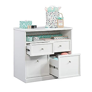 Sauder Craft Pro Series Storage Cabinet, White finish