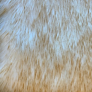 Spectrum Rugs Legacy Home Faux Sheepskin Round Shag Area Rug Sunset 4' X 4' Round 4' Round Living Room, Bedroom, Dining Room
