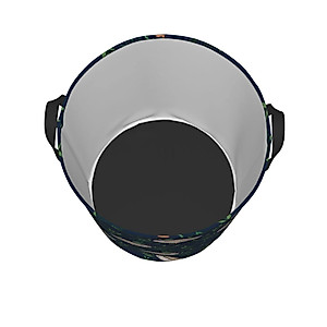 KiuLoam Cute Farm Animal Mallard Duck 19.6 Inches Large Storage Basket Collapsible Organizer Bin Laundry Hamper for Nursery Clothes Toys