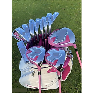 ENEMO Honma U100 Golf Clubs New Women Compelete Set Wood+Irons+Putter+Golf Bag and Graphite Golf Shaft Clubs Set (Color : 11pcs with Bag)