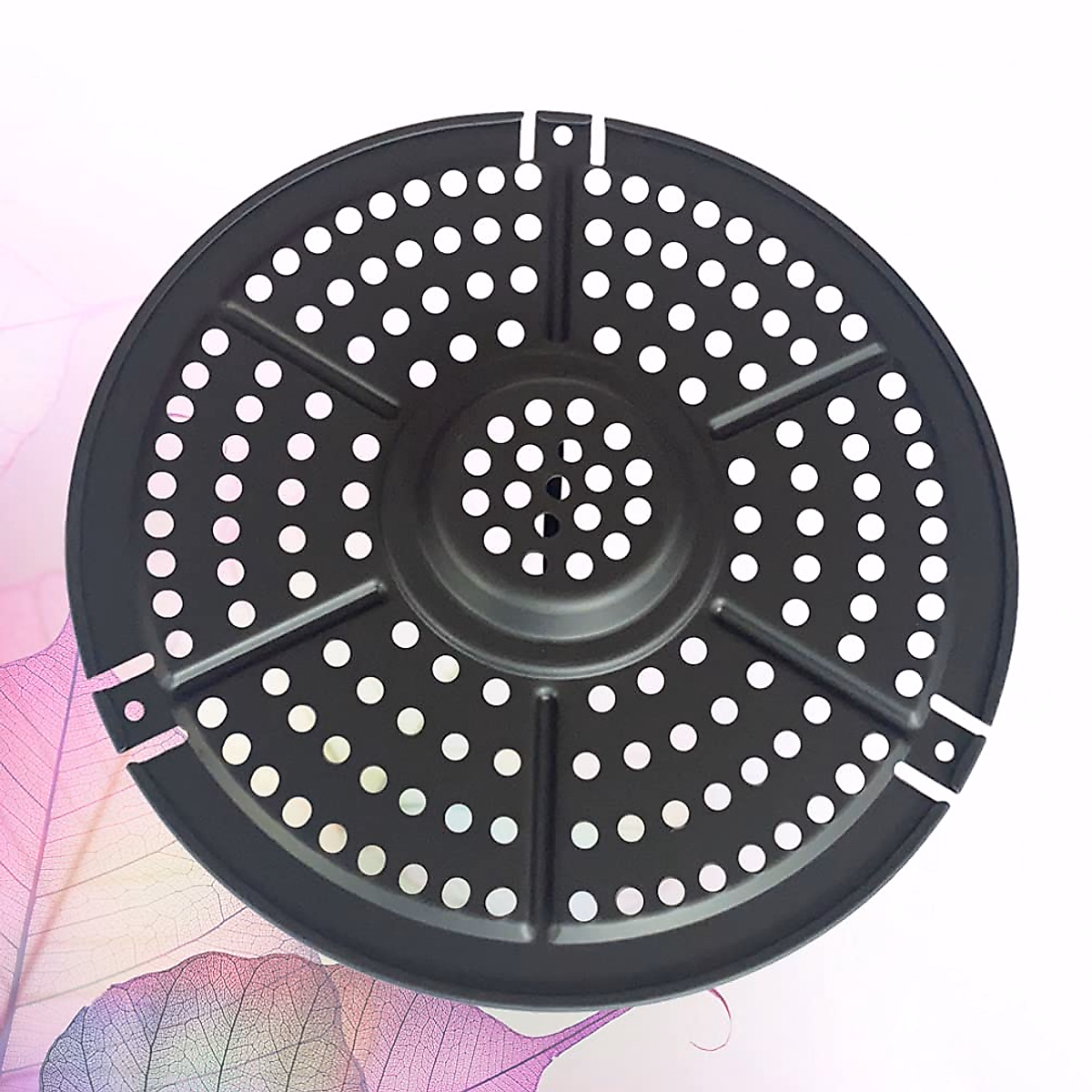 Hemoton 1pc Parchment Paper for Air Fryer Non- Stick Air Fryer Mats Round Steamer Liner Non- Stick Steamer Mat Reusable Air Fryer Blasket Reusable Air Fryer Mats Oil Cover Non Stick