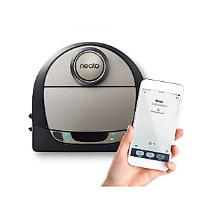 Neato Robotics 945-0270 Botvac Connected D7 Wi-Fi Enabled Robot Vacuum, Gray