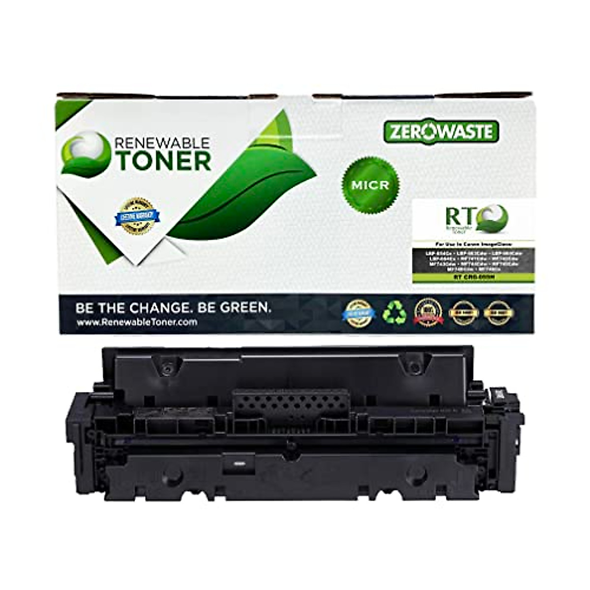 Renewable Toner Compatible MICR Toner Cartridge High Yield Replacement for Canon 055H CRG-055H ImageClass LBP664 MF741 MF743 MF745 MF746
