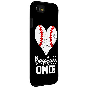iPhone SE (2020) / 7 / 8 Baseball Omie Funny Baseball Heart Grandma Omie Case
