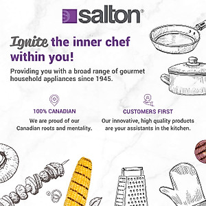 Cordless Warming Tray by Salton | Large Electric Hot Plate | Cooking, Serving & Warming Tray | 23-3/4” x 11-3/4” Hot Plate